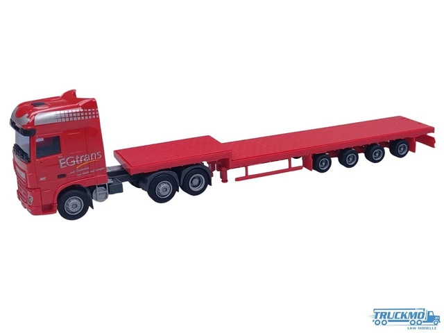 AWM EG-TRANS DAF XF 106 Super Space Low Loader Trailer 75315 £24.66 ...