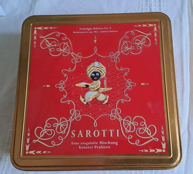 ALTE SAROTTI BLECHDOSE, Pralinen Blechdose, Nostalgie-Edition No. 9 ...