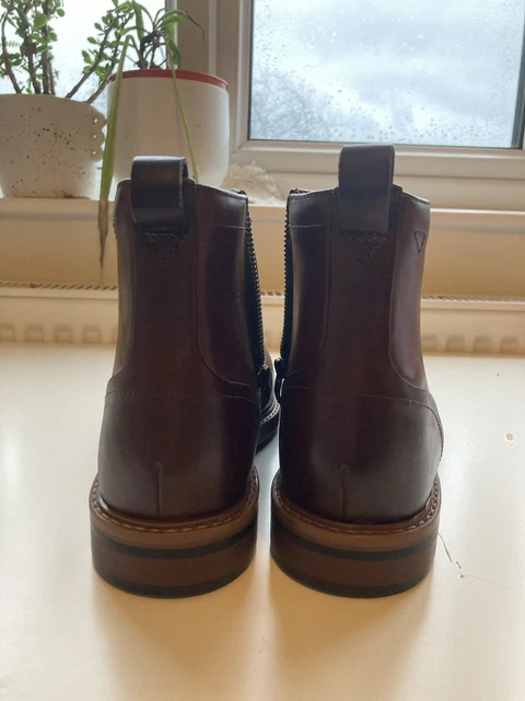 CLARKS SIGNATURE MEN’S Ankle boots Aldwin Cap Size 9 never worn Brown ...