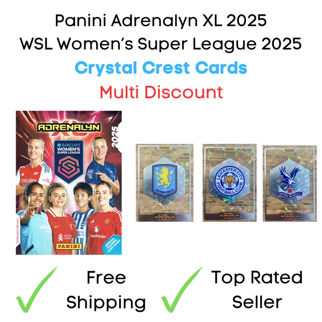 PANINI WSL WOMEN'S Super League 2025 Adrenalyn XL EVERTON - Crystal ...