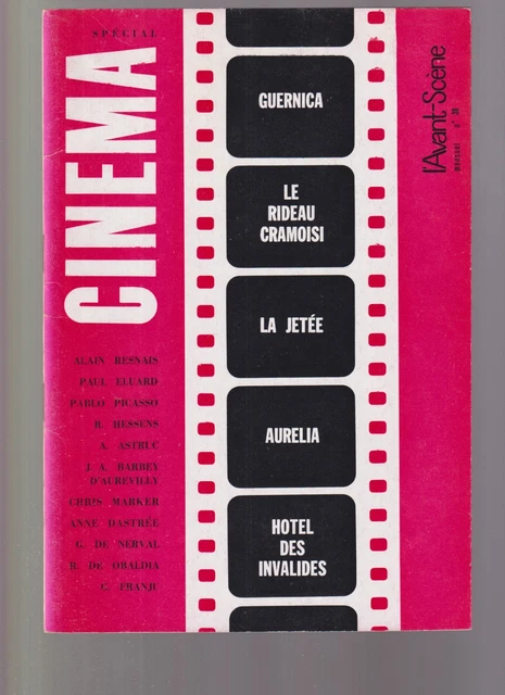 L'AVANT SCENE CINEMA N°38 Guernica / Le Rideau Cramoisi / La Jete ...