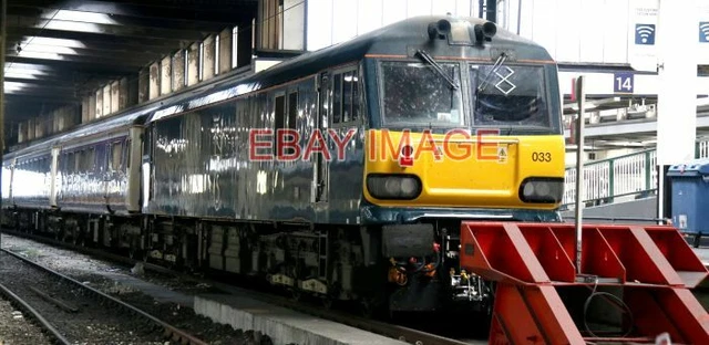 PHOTO CLASS 92 Caledonian Sleeper Class 92 033 Euston Buffers - With ...