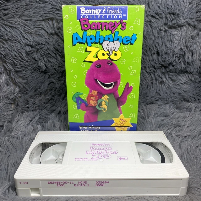 BARNEY AND FRIENDS Collection Barneys Alphabet Zoo VHS 1994 Kids ...