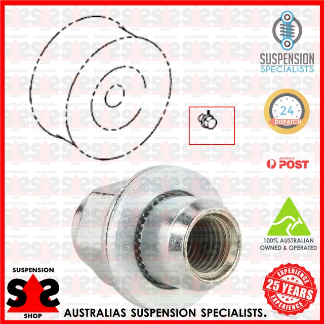 WHEEL NUT SUIT TOYOTA HiAce/Commuter 2.7 (TRH223_) HIACE / COMMUTER V ...