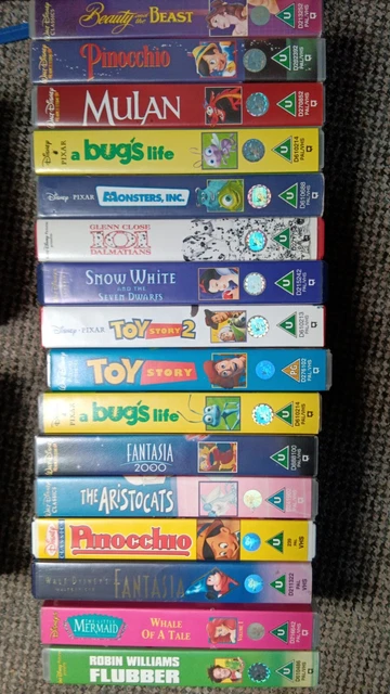 VHS BUNDLE - Disney Collection - Job Lot £19.99 - PicClick UK