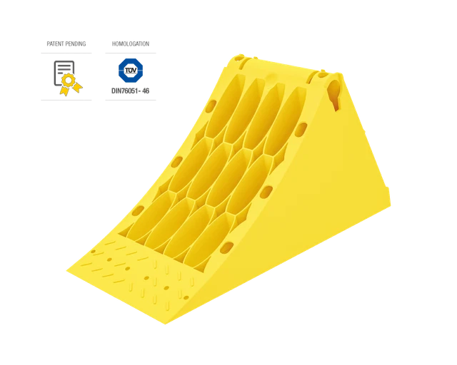 LORRY TRAILER WHEEL Chocks Heavy Duty Large Chock G46 383X160X190 £30. ...