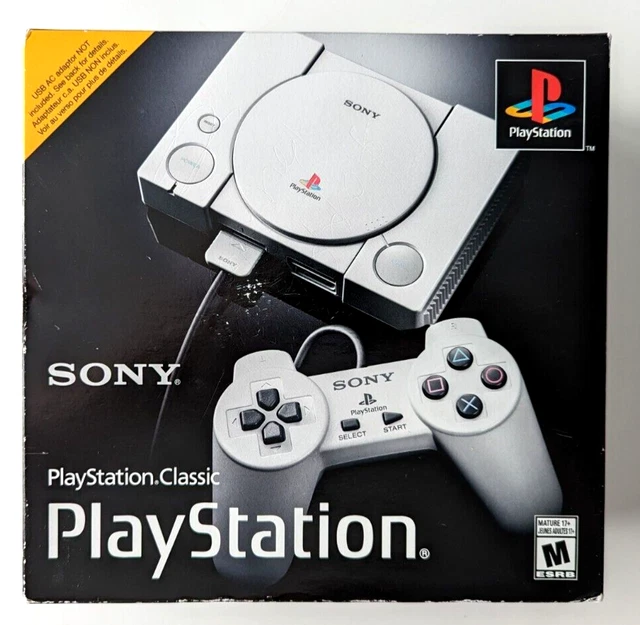 SONY PLAYSTATION CLASSIC Mini With 20 Built in Games Console - Brand ...