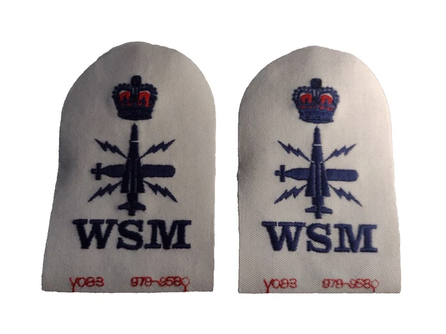 ROYAL NAVY WSM Operator Mechanic(Weapons & Submarine)Patch QC EIIR 12x7 ...