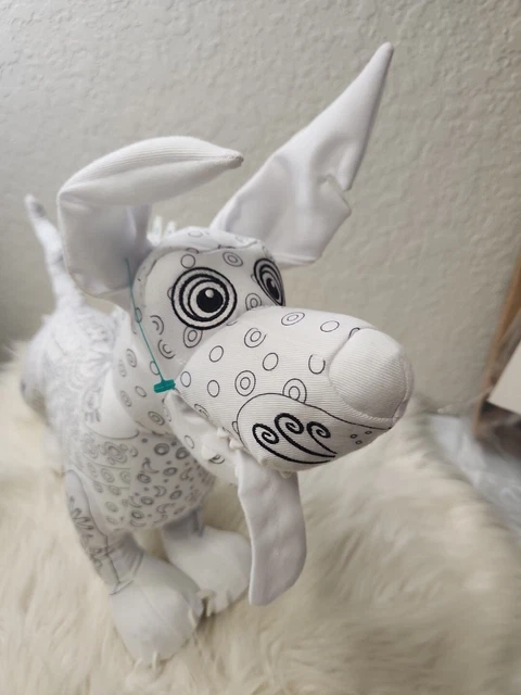 DISNEY PIXAR COCO Dante Coloring Plush Dog WING Dragon No Markers Great ...