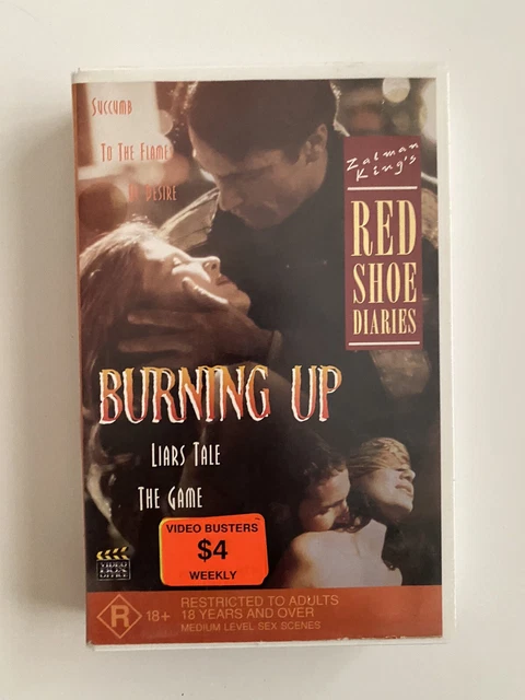 RED SHOE DIARIES - Burning Up [VHS] Video Box Office Big Ex-Rental Tape ...
