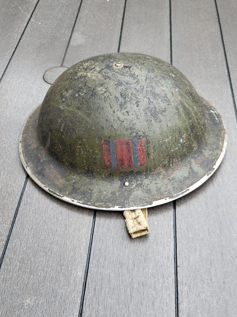 ORIGINAL WW2 BRITISH Steel Helmet Tommy Brodie Royal Engineers 1940 ...