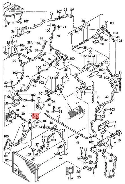 NEW VW PHAETON 3D1 3D2 3D3 3D4 3D6 3D7 3D8 3D9 Coolant Pipe 07C121511Bj ...