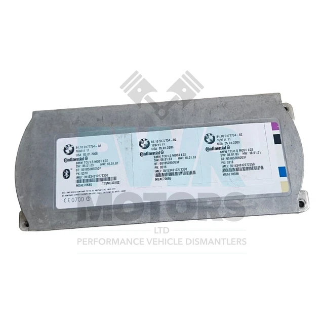 BMW 3 SERIES X5 Bluetooth Control Unit Module E70 E90 E91 E92 E93 ...