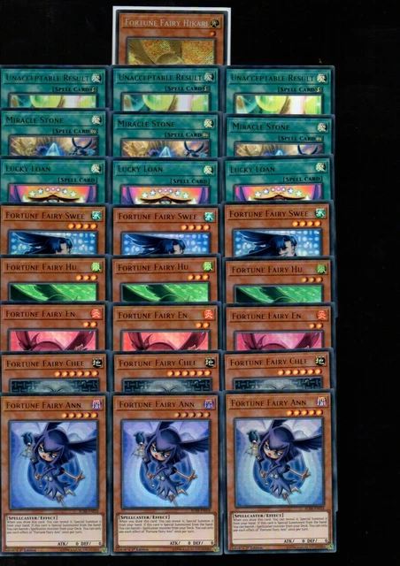 25 CARD FORTUNE Fairy Deck Core All Holo - New Archetype BLHR 1st Ed ...