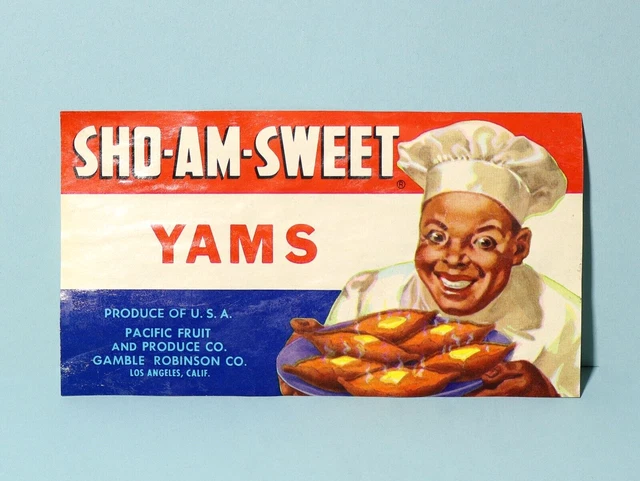 VINTAGE PICTORIAL SHO-AM-SWEET Yams Gamble Robinson California Crate ...