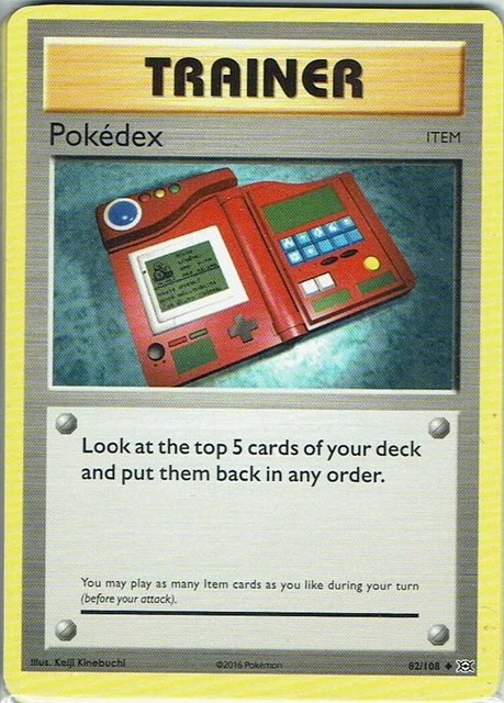 POKEMON CARTE TCG XY Evolution Numéro 82/108 Pokedex Anglais EUR 1,00 ...