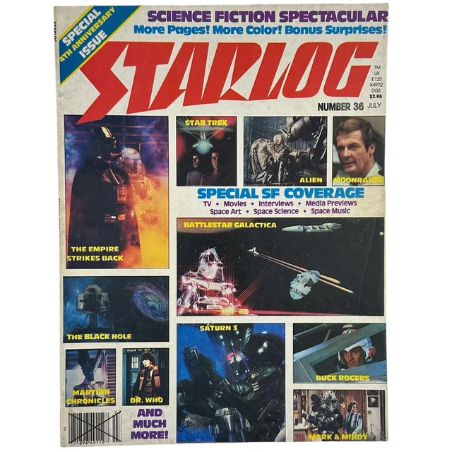 STARLOG MAGAZINE #36 July 1980 Science Fiction Spectacular 4th ...