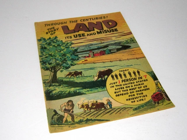 RARE 1955 COMIC Book Story of Land Its Use & Misuse/Soil Conservation ...