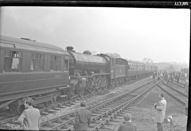 ORIGINAL LARGER NEGATIVE Of Br Lner Steam Loco 61435 £3.99 - PicClick UK