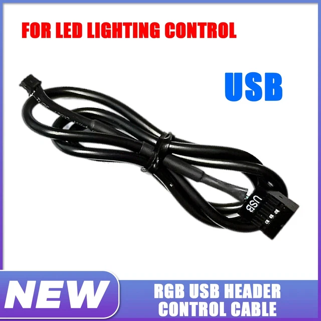 WRAITH PRISM LED RGB CPU Cooling Fan 3pin to USB Connector Cable fit ...