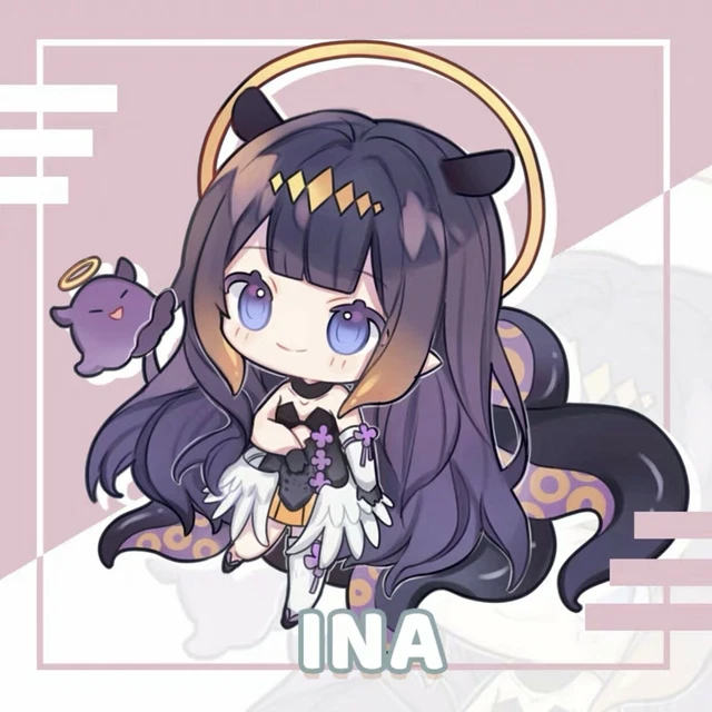 HOLOLIVE EN HOLOMYTH Vtuber Ninomae Inanis Ina Acrylic Keychain Charm ...