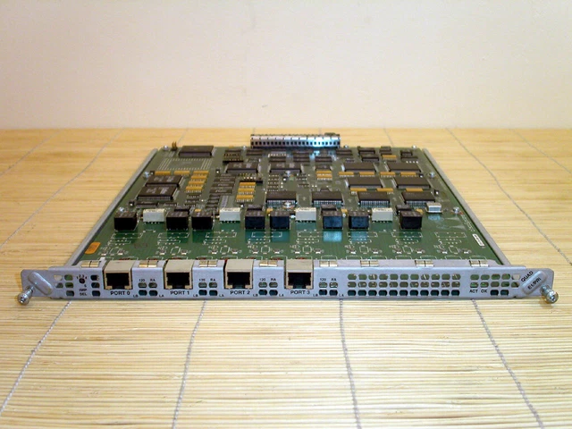 CISCO AS53-4CE1 QUAD E1/PRI Card Karte f. AS5300 Access Server Router ...