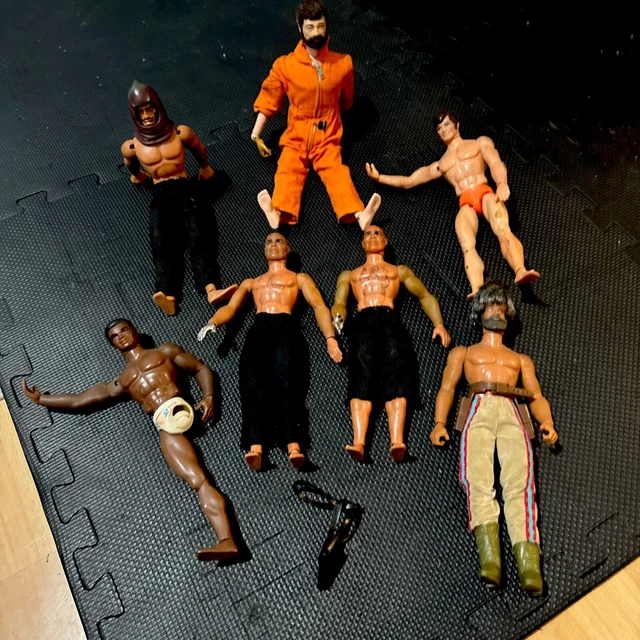 BIG JIM MATTEL DR STEEL Old fire Hand Big Jim GI joe Big Jim Captain ...