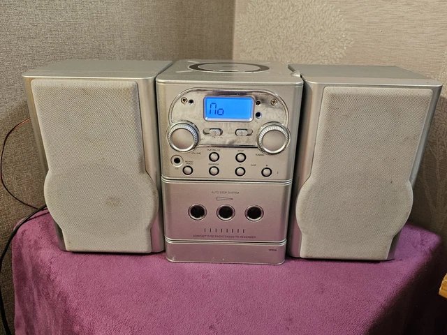 ALBA MICRO SYSTEM SYS1772CD Registratore a cassette radio CD con ...