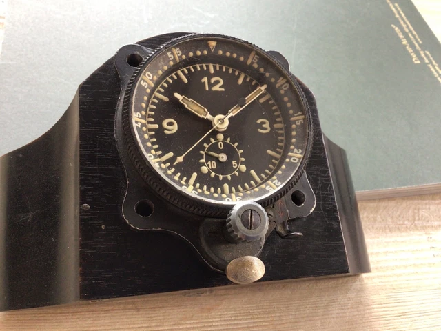 WW2 GERMAN LUFTWAFFE Junghans Cockpit Clock - Messerschmitt ME109 £194. ...