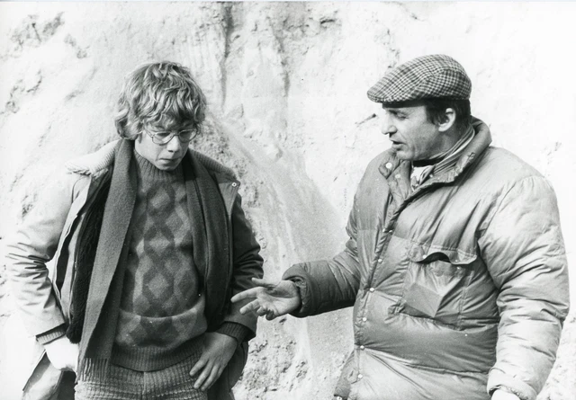 JACQUES ERTAUD JEAN-LUC Azra Tournage De "L'age Bete" Photo De Presse ...