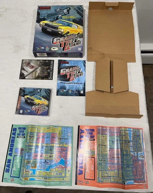 GRAND THEFT AUTO (Windows PC, 1997) GTA Open-Box Game EUR 452,89 ...