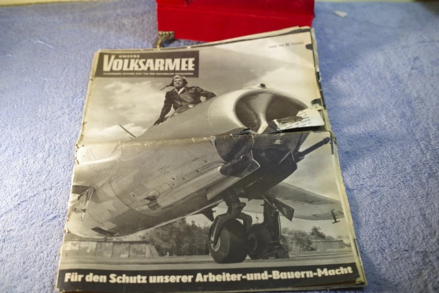 UNSERE VOLKSARMEE ZEITUNG zum Tag der Nationalen Volksarmee 1958 EUR 6 ...