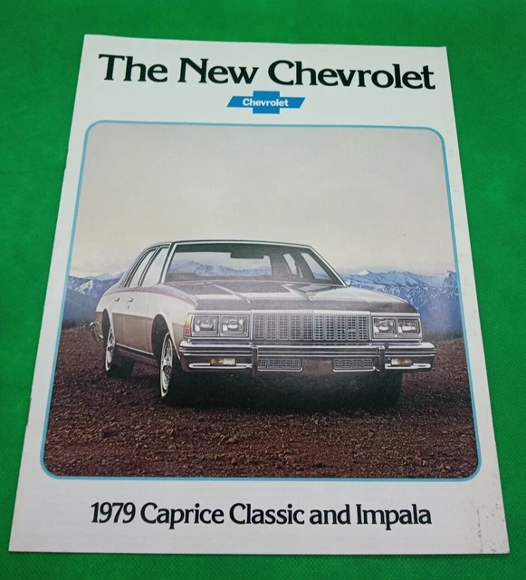 ORIGINAL 1979 CHEVROLET Caprice Classic & Impala Sales Brochure 79 ...