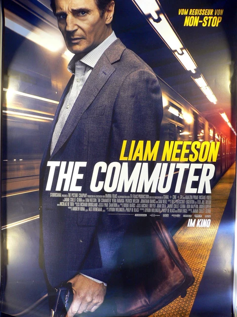 THE COMMUTER - Liam Neeson - Vera Farmiga - Filmposter A1 84x60cm ...