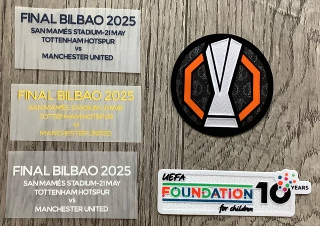 2025-2026 EUROPA LEAGUE Patch Badge 2025 Final Details Tottenham ...
