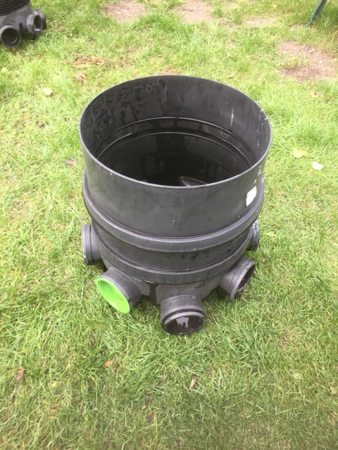 500MM UNDERGROUND DRAINAGE Inspection Chamber Manhole Base/Riser 600mm ...