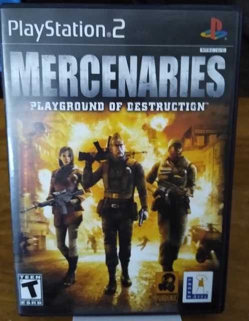 MERCENARIES PLAYGROUND OF Destruction (Sony PlayStation 2 PS2, 2005 ...