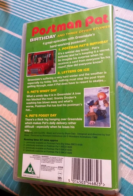 POSTMAN PAT'S BIRTHDAY VHS (1994) UK Video VGC Rare £31.90 - PicClick UK