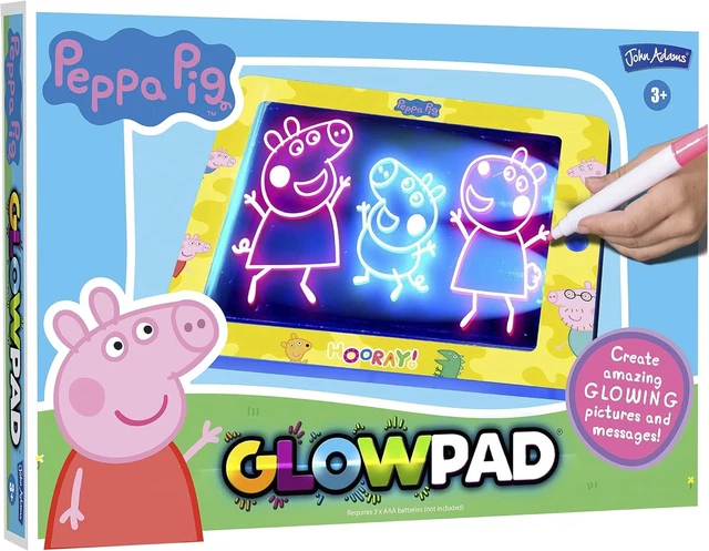 JOHN ADAMS PEPPA Pig GLOWPAD | Light-Up Drawing Pad | Mess-Free Arts ...