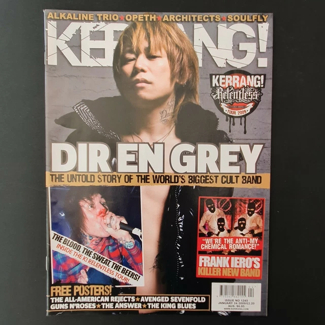 KERRANG MAGAZINE 1245 - DIR EN GREY + Frank Iero's New Band (JAN 2009 ...