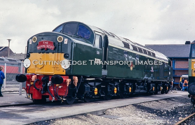 2 X ORIGINAL Railway Slides: Class 40 Diesels D306/212 Doncaster 1992 D ...