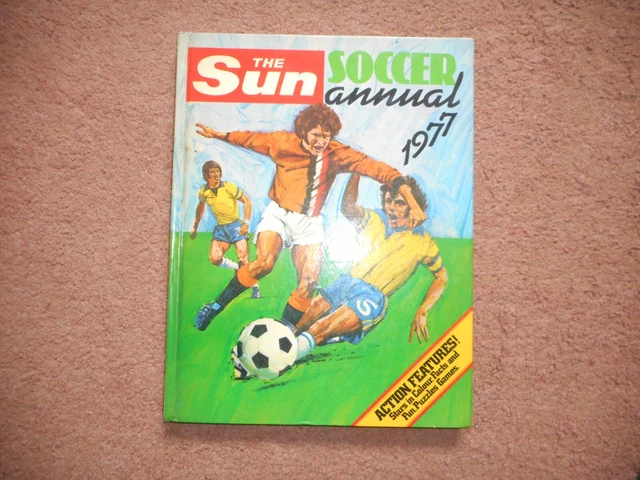 THE SUN SOCCER Annual 1977 Football Book £3.32 - PicClick UK