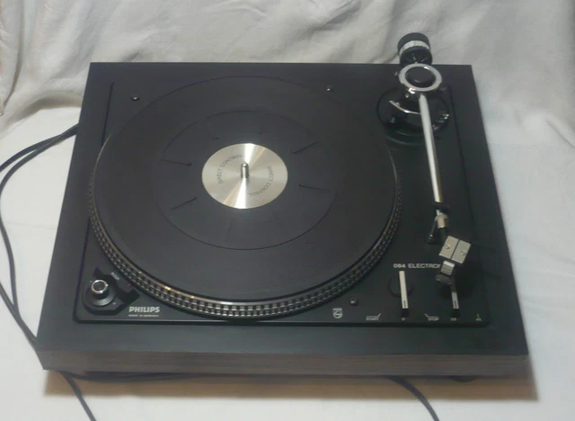 PHILIPS 084 ELECTRONIC Plattenspieler + original Philips 400 cartridge ...