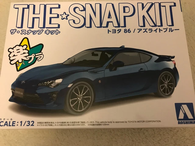 AOSHIMA 05598 SNAP Kit 03-D Toyota 86 (Azrite Blue) £32.99 - PicClick UK