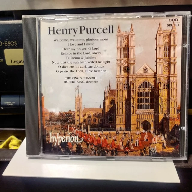 HENRY PURCELL - Welcome, Welcome, Glorious Morm... CD 196 Hyperion ...