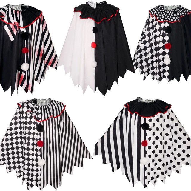COSPLAY TERRIFIER ART The Clown Killer Joker Cloak Robes Halloween ...