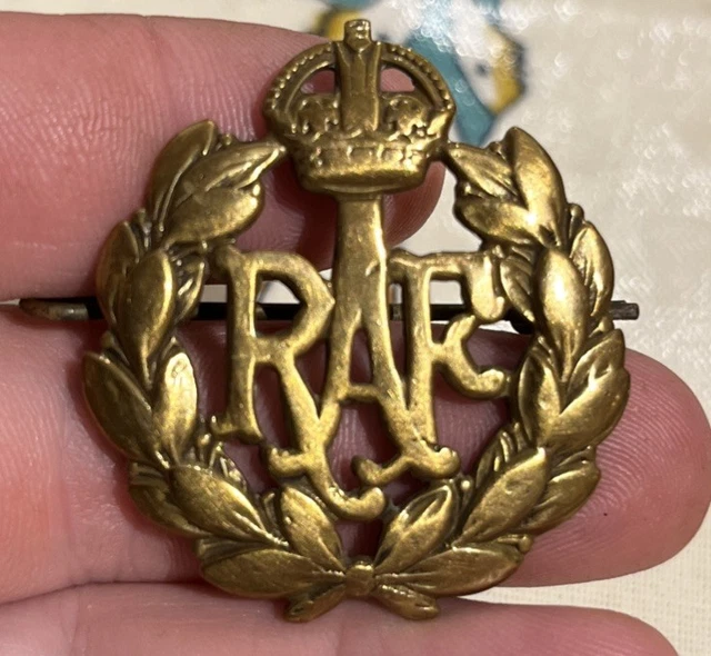 WW1 / WW2 British RAF Cap Badge & Pin £5.91 - PicClick UK
