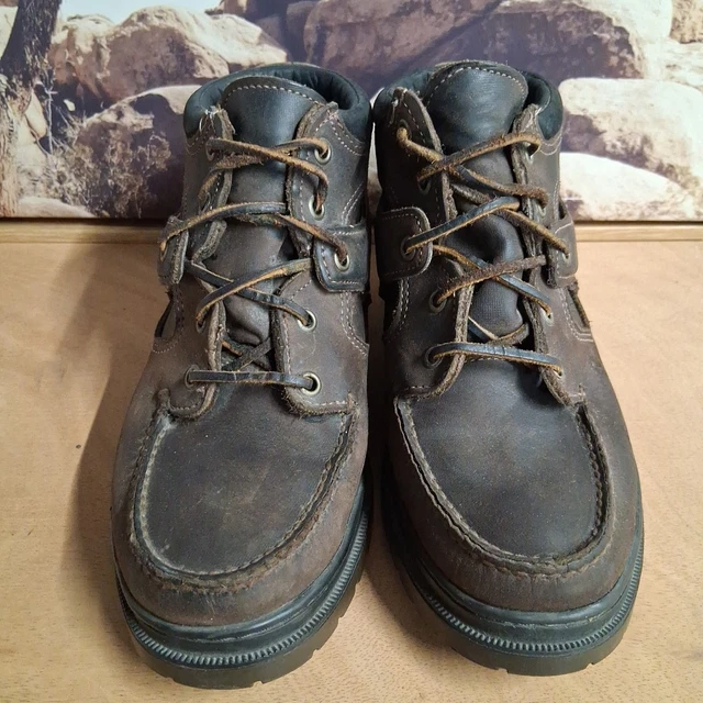 TIMBERLAND MENS ANKLE Shoes Boots 7.5 Gore-tex Brown Leather NICE! £38. ...
