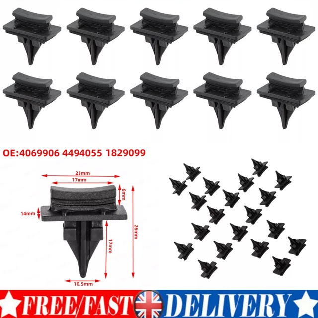 20PCS FRONT MOULDING Trim Clips for Ford Transit MK6 MK7 V348 ...