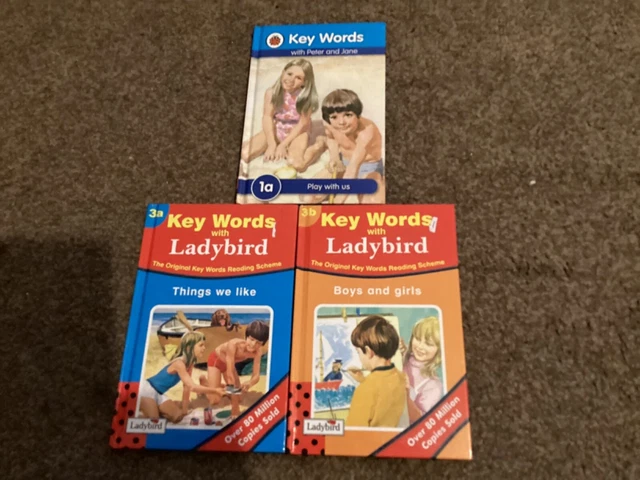 LADYBIRD: KEY WORDS Reading Scheme - HB Books x3 (2000) **Excellent ...
